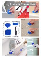 China 17 Pieces Caulking Tool Kit Sealant Tools Silicone Sealant Finishing Tool Grout Scraper Caulk Remover for sale
