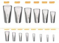 China K-013 24pcs Caulking Finisher Kit Caulk Nozzle Applicator Reusable Stainless Steel Caulking Nozzle Sealant Finishing Nozzle for sale