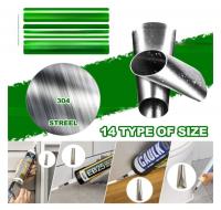 China Stainless Steel head 3 in 1 Caulking Tools Sealant Caulk Nozzle Applicator 26PCS Caulking Finisher Tool Kit for sale
