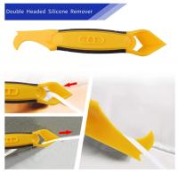 China Silicone Sealant Remover Tool Caulking Tool Kit with Plastic Scraper/Caulk Remover/Nozzle Perfect for Bathroom for sale