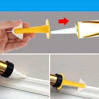 China Silicone Sealant Remover Tool Caulking Tool Kit with Plastic Scraper/Caulk Remover/Nozzle Perfect for Bathroom for sale