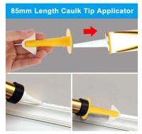 China Silicone Sealant Remover Caulking Tool Kit with Plastic Scraper/Caulk Remover/Nozzle Perfect for Bathroom for sale