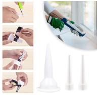 China 34 Pcs 3 in 1 Silicone Caulking Tools Kit 14 pcs Caulking Finisher Nozzles Plastic Scraper Set for Bathroom kitchen for sale