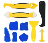 China 3pcs Sealant Remover Tool 6pcs Silicone Sealant Finishing Tool 1 Caulking Gun Nozzle 10PCS Silicone Caulking Tool Kit for sale