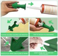 China 4 Pcs Caulking Nozzle Applicator and Scraper Set Sealant Finishing Tool Silicone Remover Tool Silicone Smoothing Tool Kit for sale