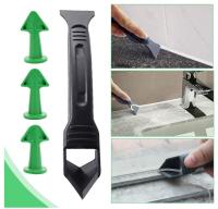 China 4 Pcs Caulking Nozzle Applicator and Scraper Set Sealant Finishing Tool Silicone Remover Tool Silicone Smoothing Tool Kit for sale