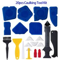 China Caulking 20 Tool Kit  Finishing -20 in 1 Silicone Caulking Tools Silicone Sealant Scraper tool for sale