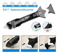 China 3 in 1 Silicone Caulking Tool 14Pcs Caulking Nozzle Applicator Finisher Tool Kit Sealant Finishing Tool Caulk Scraper for sale