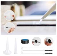 China 32 Pcs 3 in 1 Silicone Caulking Tool 14Pcs Caulking Nozzle Applicator Finisher Tool Kit Sealant Finishing Tool Caulk Scraper for sale