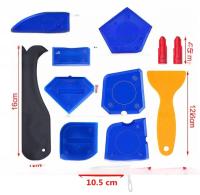 China 13 Pieces Caulking Tool Silicone Sealant Finishing Tools Grout Scraper  Remover and Nozzle for sale