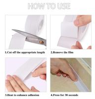 China 2 Rolls Bathroom Sealants Bath Sealant Strip Waterproof Mold Proof Self Adhesive Sealant Strip Bathtub Tape for sale