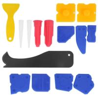 China Durable Tools 15Pcs Silicone Sealant Tools Caulk Remover Finisher Scraper Caulk finisher tool for sale