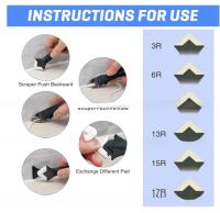 China 6 In 1 Silicone Caulking Tools Kit 25Pcs Caulk Nozzle Applicator Removal Tool with Scraper/Nozzle Silicone Gasket for sale