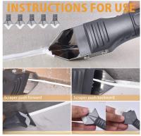 China Caulking Tool Kit Stainless Silicone Sealant Finishing Tool Grout Scraper Caulk Remover and 6.5R 10R 13R Caulk Nozzle Finisher f for sale