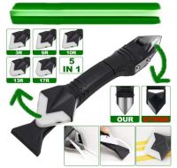 China 26PCS Caulking Finisher Tool Kit, 3 in 1 Caulking Tools(Stainless Steel head), Sealant Caulk Nozzle Kit for sale