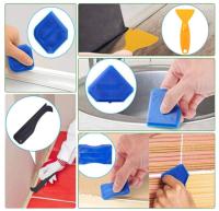 China 26PCS Caulking Finisher Tool Kit, 3 in 1 Caulking Tools(Stainless Steel head), Sealant Caulk Nozzle Kit for sale