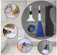 China 30 Pcs Practical Caulking Tool Kit,With 14Pcs Stainless Steel Sealant Caulk Nozzle Kit for sale