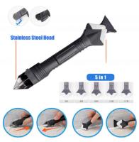 China 32Pcs 6 in 1 Silicone Caulking Tools (stainless steelhead) kit Caulk Nozzle Kit set Applicator Finisher Kit for sale
