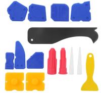 China 15pcs/Set Silicone Sealant Tool Silicone Caulking Finisher Flexible for sale