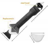 China Stainless Steel Head Silicone Sealant Finishing Tools For Kitchen Bathroom for sale