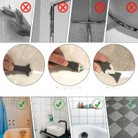 China Stainless Steel Head Silicone Sealant Tool 3 In 1 Sealant Scraper Multifunction for sale