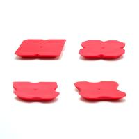 China Durable 4pcs Red Color Silicone Sealant Tool Kit Bathroom Sealant Remover for sale