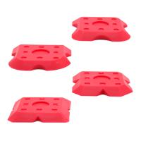 China Durable 4pcs Red Color Silicone Sealant Tool Kit Bathroom Sealant Remover for sale