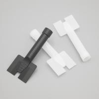 China Black/ white Plastic Sealant Flanged Seam Wing/ Butterfly Nozzle for Aluminium Cartridges for sale