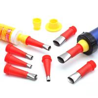 China The latest upgrade one-piece stainless steel reusable sealant caulking nozzle for glass glue/ structural glue for sale