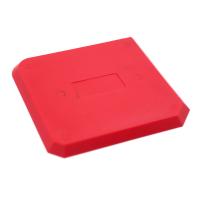 China Red Silicone Sealant Tool Silicone Caulking Spatula 77x76x5mm Large Scraper for sale