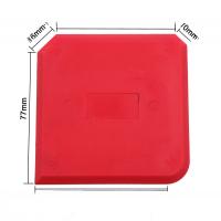 China Red Silicone Sealant Tool Silicone Caulking Spatula 77x76x5mm Large Scraper for sale