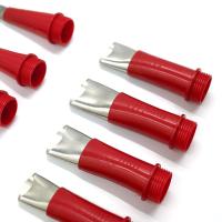 China 16pcs Silicone Finishing Tool Caulking Nozzle Applicators With 3 Yellow Connection Bases for sale