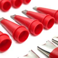 China 16pcs Silicone Finishing Tool Caulking Nozzle Applicators With 3 Yellow Connection Bases for sale