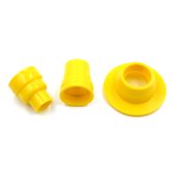 China 16pcs Silicone Finishing Tool Caulking Nozzle Applicators With 3 Yellow Connection Bases for sale