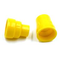 China Yellow Silicone Sealant Tool 3pcs Connection Bases For Caulking Nozzle Applicators for sale