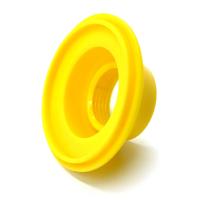 China Yellow Silicone Sealant Tool 3pcs Connection Bases For Caulking Nozzle Applicators for sale