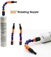 China Flexible Caulking Tube Tip Extension Caulk Gun Cones Articulating 360 Degree Nozzles for Standard Cartridge Guns for sale
