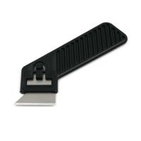 China Stainless Steel Scraping Knife Blade Black Silicone Sealant Caulk Removal Tool for sale