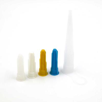 China Universal Color Plastic Caulking Glue Head Extension Nozzle Cartridge Sealant Nozzle Cap Caulk Saving Cap for sale