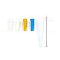 China Universal Color Plastic Caulking Glue Head Extension Nozzle Cartridge Sealant Nozzle Cap Caulk Saving Cap for sale
