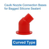 China Caulking Gun Silicone Sealant Nozzle Extender Connection Bases for Caulk Nozzle Applicators for sale