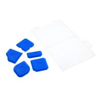 China 5PCS Blue Silicone Sealant Spatula Grout Joint Smoother Scraper Set with Plastic Box for sale