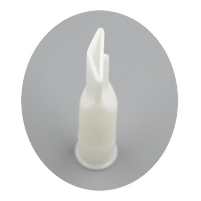 China Reusable Flat Wave Pattern 2x30mm Epoxy Sealant Nozzle Silicone Nozzle for Sausage Caulking Gun for sale