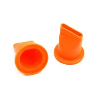 China Orange Plastic Mortar Angled Nozzle Straight Nozzle Set with Metal Filling Scoop for sale