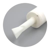 China Flat Wave Pattern 2x30mm Replacement Extension Tool Epoxy Plastic Caulk Nozzles Caulking Nozzle Tip for sale