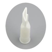 China Flat Wave Pattern 2x30mm Replacement Extension Tool Epoxy Plastic Caulk Nozzles Caulking Nozzle Tip for sale