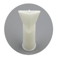 China Flat Wave Pattern 2x30mm Replacement Extension Tool Epoxy Plastic Caulk Nozzles Caulking Nozzle Tip for sale