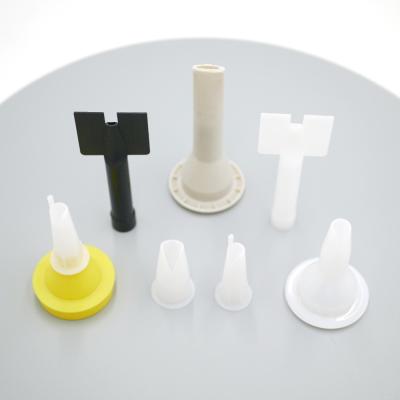 China Various Plastic Cartridge Sealant Silicone Caulking Nozzle Glass Glue Tip Mouth for sale