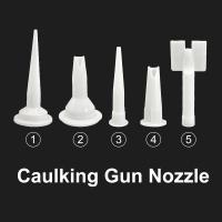 China Various Plastic Cartridge Sealant Silicone Caulking Nozzle Glass Glue Tip Mouth for sale