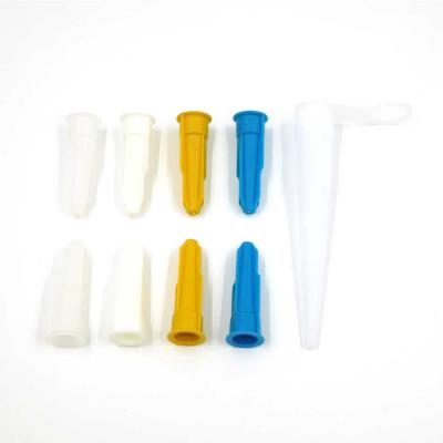 China Plastic Color Cartridge Sealant Silicone Caulking Nozzle Tip Cap for sale